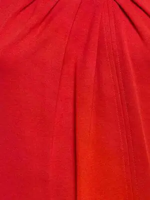 Diane Von Furstenberg Vintage Pleated-neckline Mini Dress