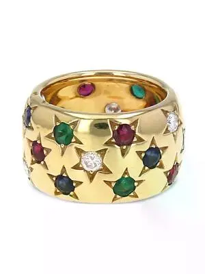 Cartier Yellow Stones, And Diamonds Ring