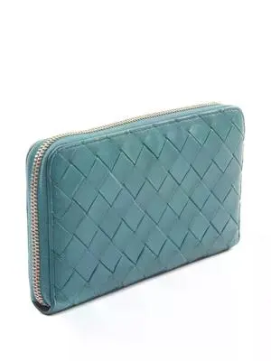 Bottega Veneta 2000s Intrecciato Zip-round Wallet