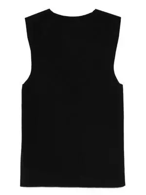 Saint Laurent 1990s Shoulder-detailed Top