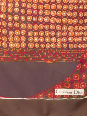 Dior 1970s Abstract-print Scarf