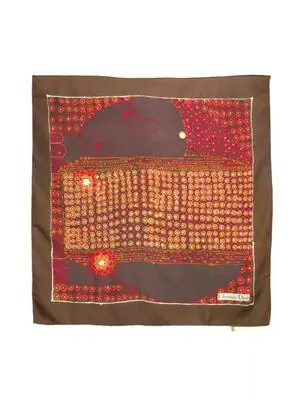 Dior 1970s Abstract-print Scarf