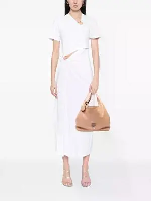 Loewe 2008 Calle Lock Shoulder Bag - Brown