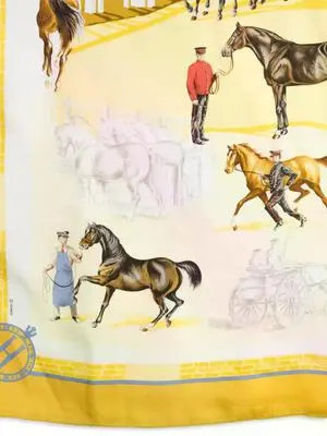 Hermès 1989 X Hubert De Watrigant Scarf