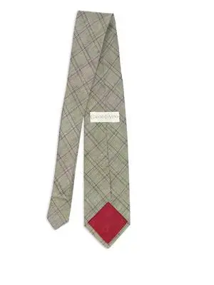 Vintage Check-pattern Tie