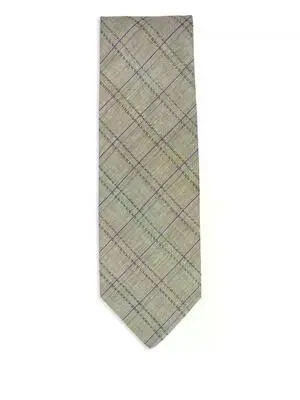 Vintage Check-pattern Tie