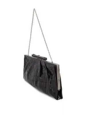 Valentino Garavani Crocodile-embossed Clutch Bag