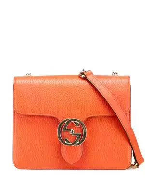 Gucci Interlocking G Crossbody Bag - Orange