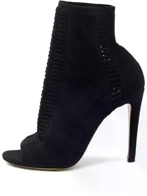 GIANVITO ROSSI 110mm Peep-toe Ankle Boots