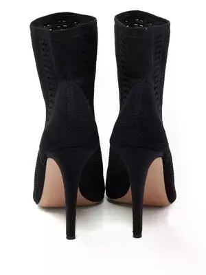 GIANVITO ROSSI 110mm Peep-toe Ankle Boots