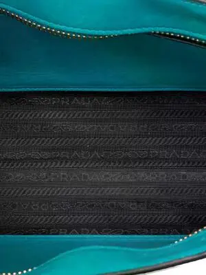 Prada Saffiano Vernice Esplanade Crossbody Bag