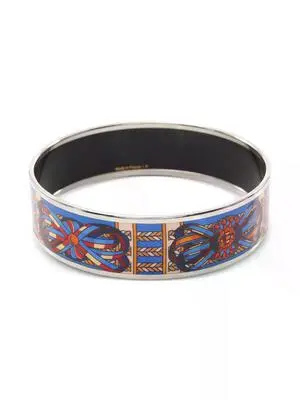 Hermès 2010 Enamel Bracelet - Silver