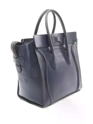 Celine 00s Mini Luggage Handbag - Blue