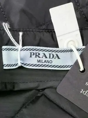 Prada 2010s Re-nylon Quilted Mini Skirt