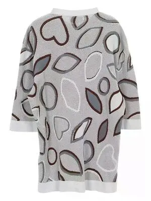 Hermès 2010s Patterned Crew-neck T-shirt