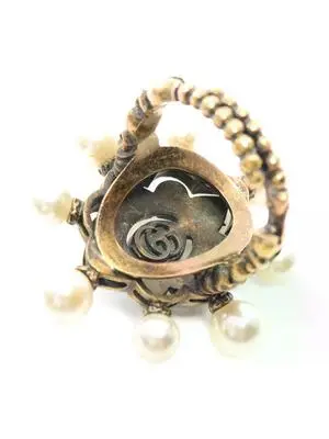 Gucci 2010s Rhinestone-embellished Ring