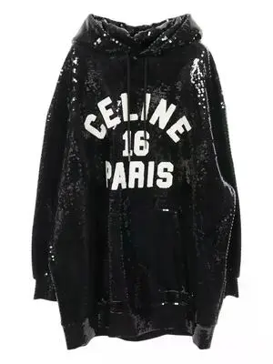 Celine Sequin-embellished Hoodie