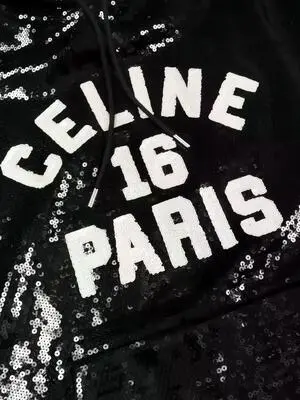 Celine Sequin-embellished Hoodie