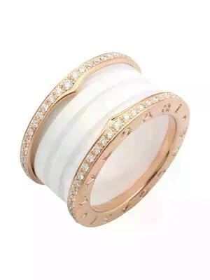 BVLGARI B.zero1 18k Pink Diamond Ring