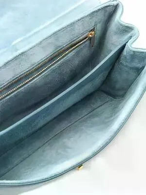 Celine Tenn Soft 16 Leather Shoulder Bag - Blue