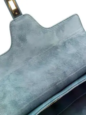 Celine Tenn Soft 16 Leather Shoulder Bag - Blue