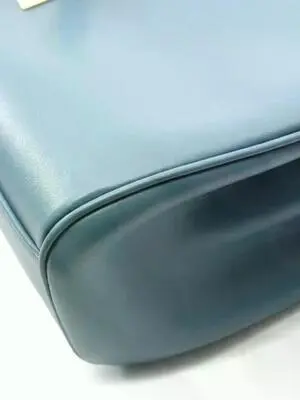 Celine Tenn Soft 16 Leather Shoulder Bag - Blue