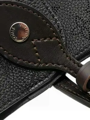 LOUIS VUITTON 2018 Mahina Monogram Leather Handbag - Black