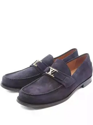 LOUIS VUITTON 2010s Major Monogram Loafers