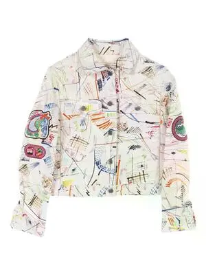 Hermès 2010s Embroidered Jacket