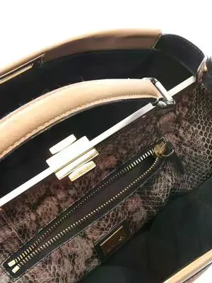 Fendi 2000s Large Peekaboo Tote Bag