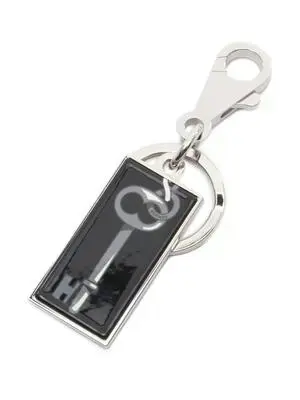 Hermès 20s Illusion Key Ring - Silver