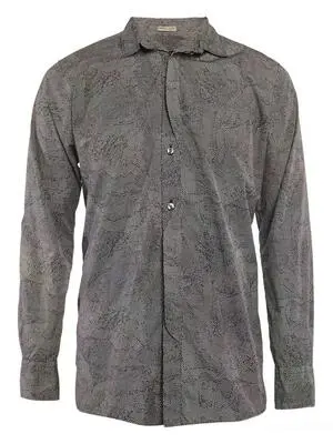 Bottega Veneta Abstract-print Cotton Shirt