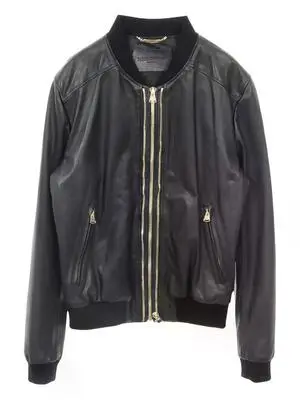 Dolce & Gabbana Leather Blouson Jacket