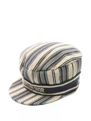 Dior 2020s Baker-boy Casquette Cap - Neutrals