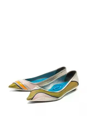 Dior Colour-block Ballet Flats