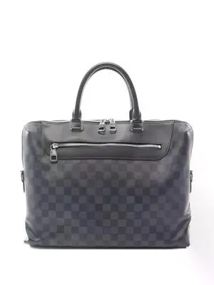 LOUIS VUITTON 2017 Damier Graphite Briefcase - Blue