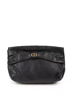 Dior 1980s Leather Clutch Bag