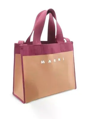 Marni 2010s Small Logo-print Tote Bag