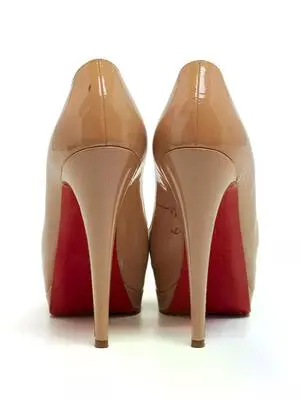 CHRISTIAN LOUBOUTIN Patent Leather Peep-toe Pumps