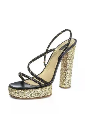 Marc Jacobs 140mm Glitter-embellished Platform Sandals