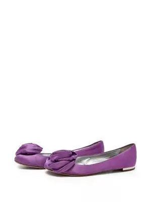 GIUSEPPE ZANOTTI Satin Ballet Flats