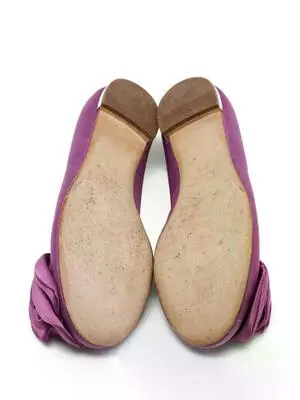 GIUSEPPE ZANOTTI Satin Ballet Flats