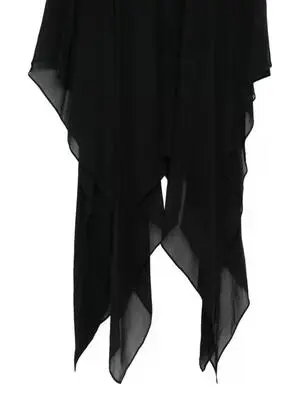 Saint Laurent 1990s Silk Asymmetric Skirt