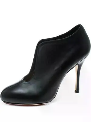 CHARLOTTE OLYMPIA 105mm Leather Heeled Boots