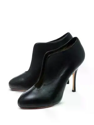 CHARLOTTE OLYMPIA 105mm Leather Heeled Boots