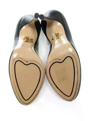 CHARLOTTE OLYMPIA 105mm Leather Heeled Boots