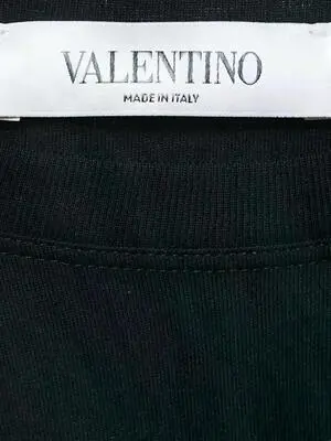 Valentino Garavani Feather-detail Cotton Top