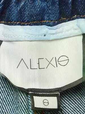 Alexis Pleat-detail High-waist Jeans