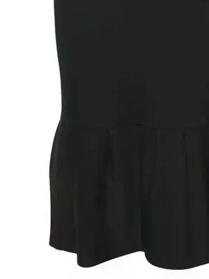 Carolina Herrera Vintage Ruffle-hem Dress