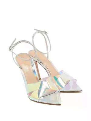 GIANVITO ROSSI 110mm Iridescent-effect Sandals